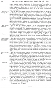 Indian Removal Act (1830) - Immigration History